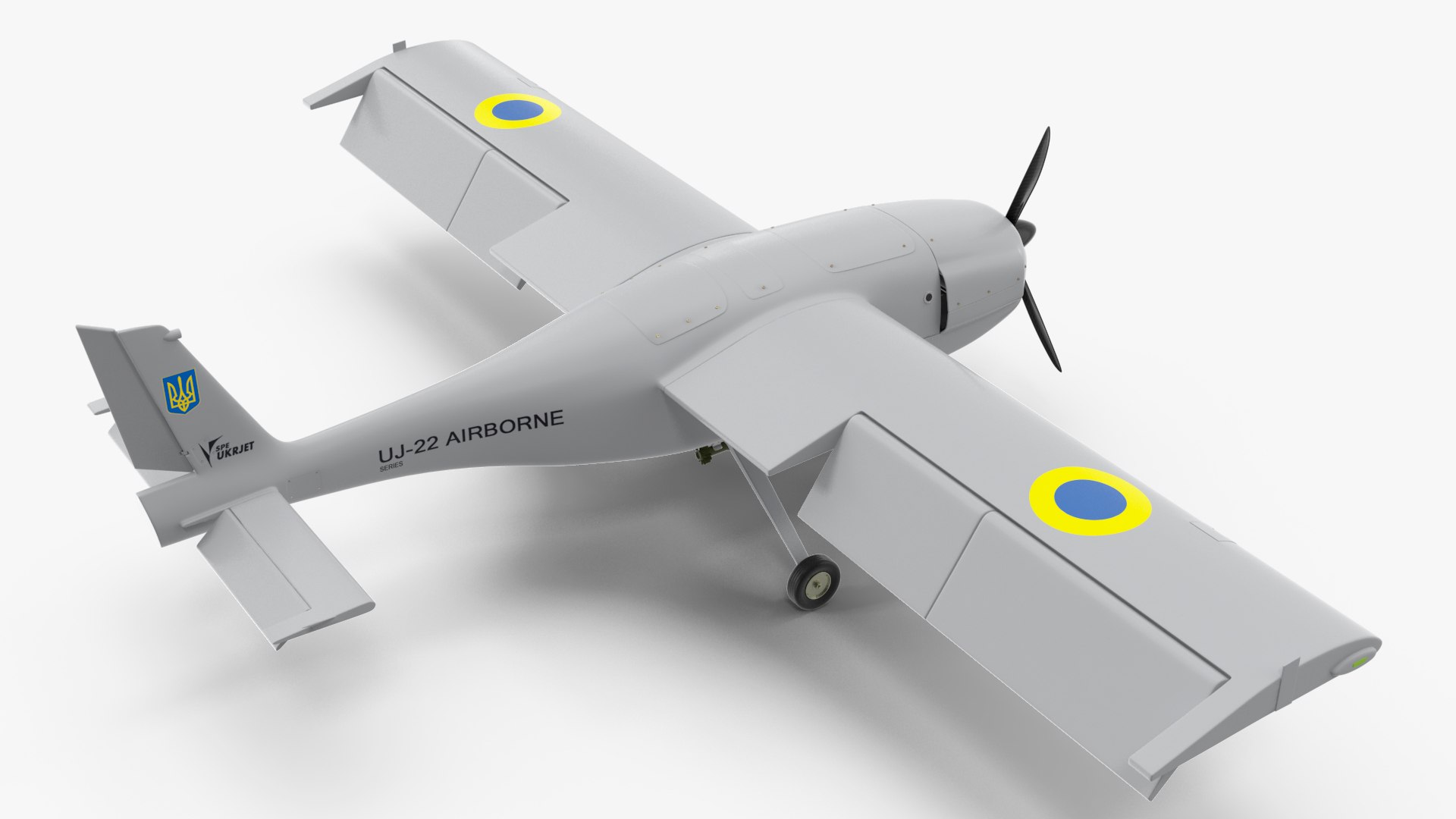 3D UKRJET UJ22 Airborne Drone Rigged - TurboSquid 1943761