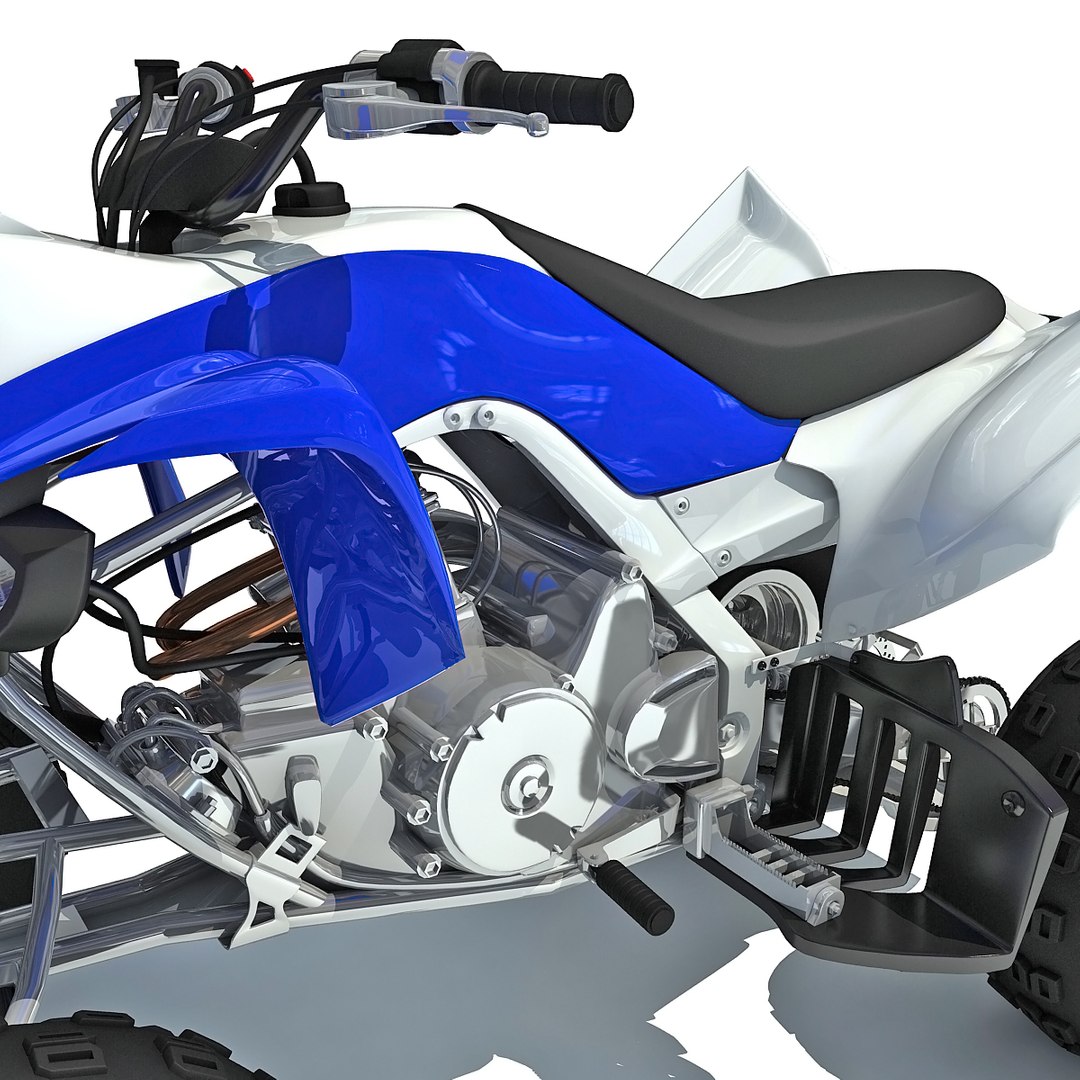 Yamaha Raptor Atv Sport Bike 3d Model