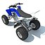 Yamaha Raptor Atv Sport Bike 3d Model