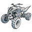 Yamaha Raptor Atv Sport Bike 3d Model