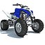 Yamaha Raptor Atv Sport Bike 3d Model