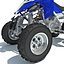 Yamaha Raptor Atv Sport Bike 3d Model
