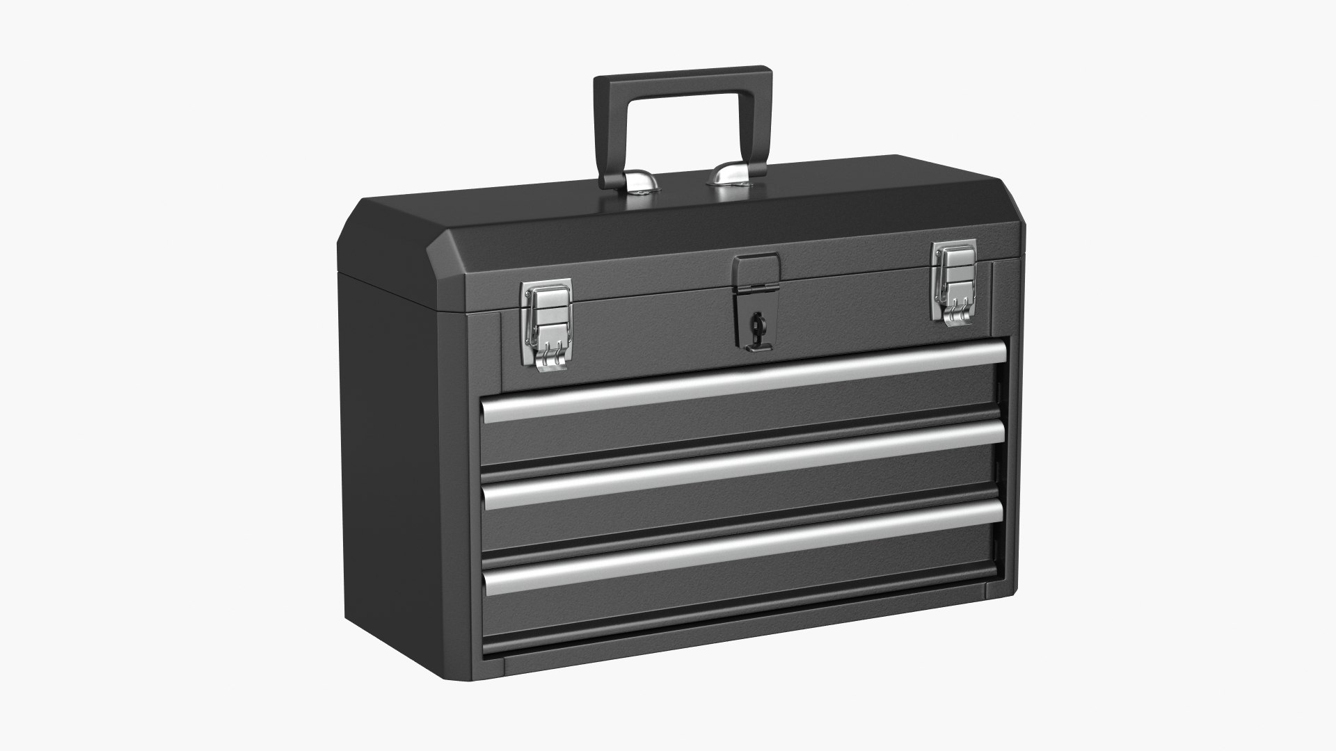 3D Tool Box Black - TurboSquid 2097522