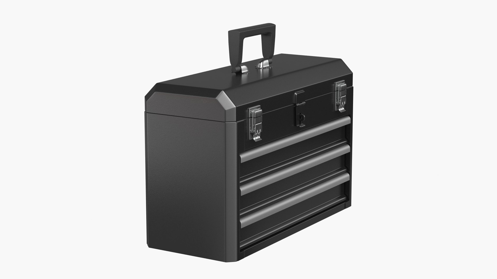 3D Tool Box Black - TurboSquid 2097522