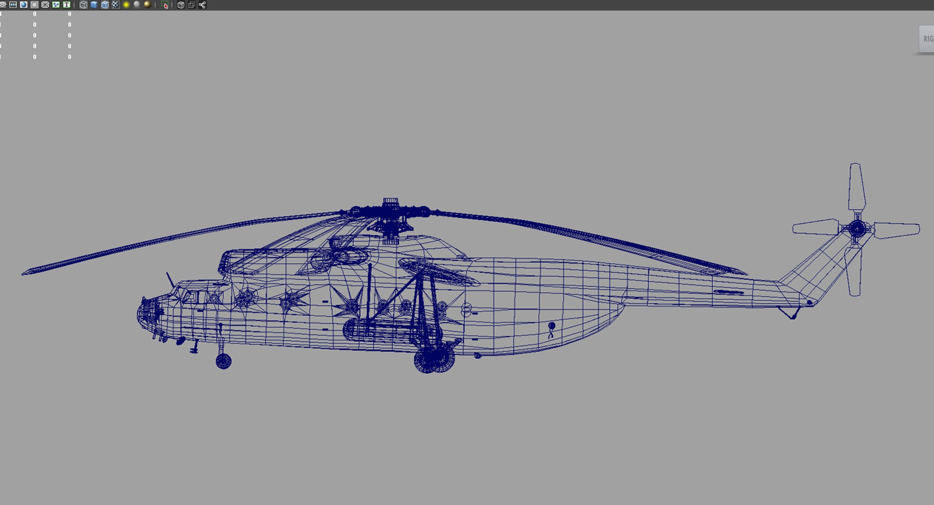 3D Military Civilian Multirole Helicopter - TurboSquid 1544193