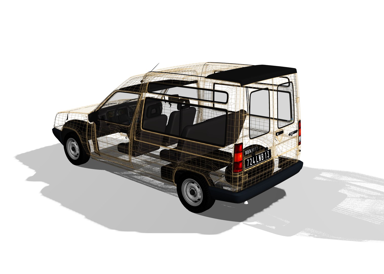 Renault Express 1985 3D - TurboSquid 2144810