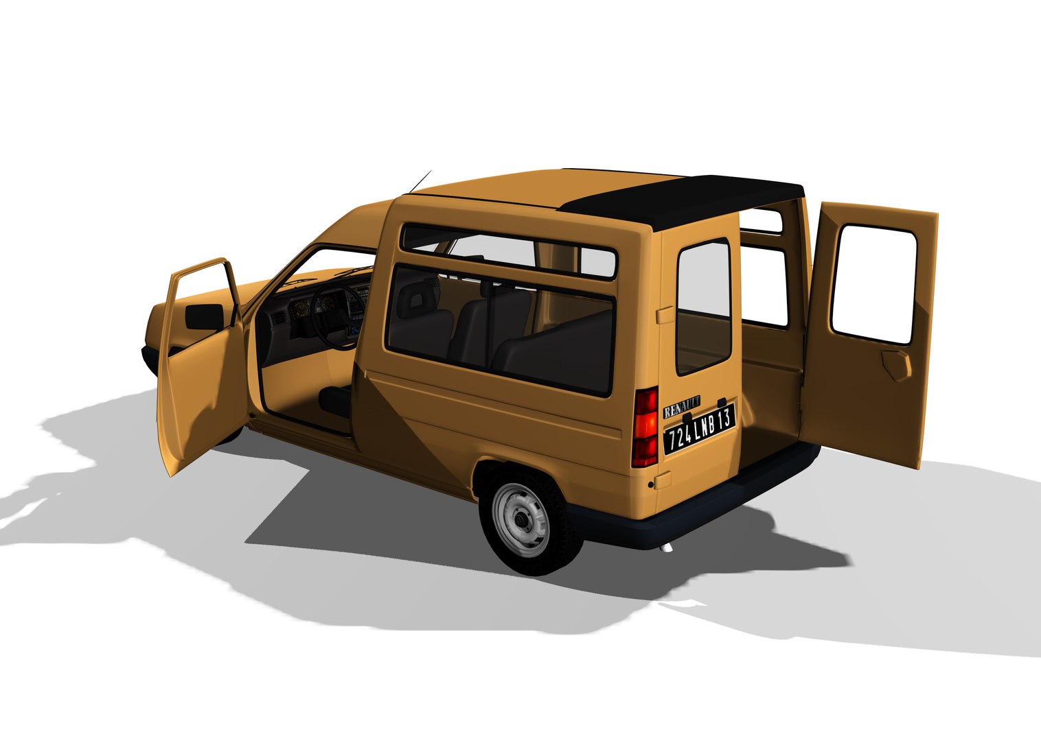 Renault Express 1985 3D - TurboSquid 2144810