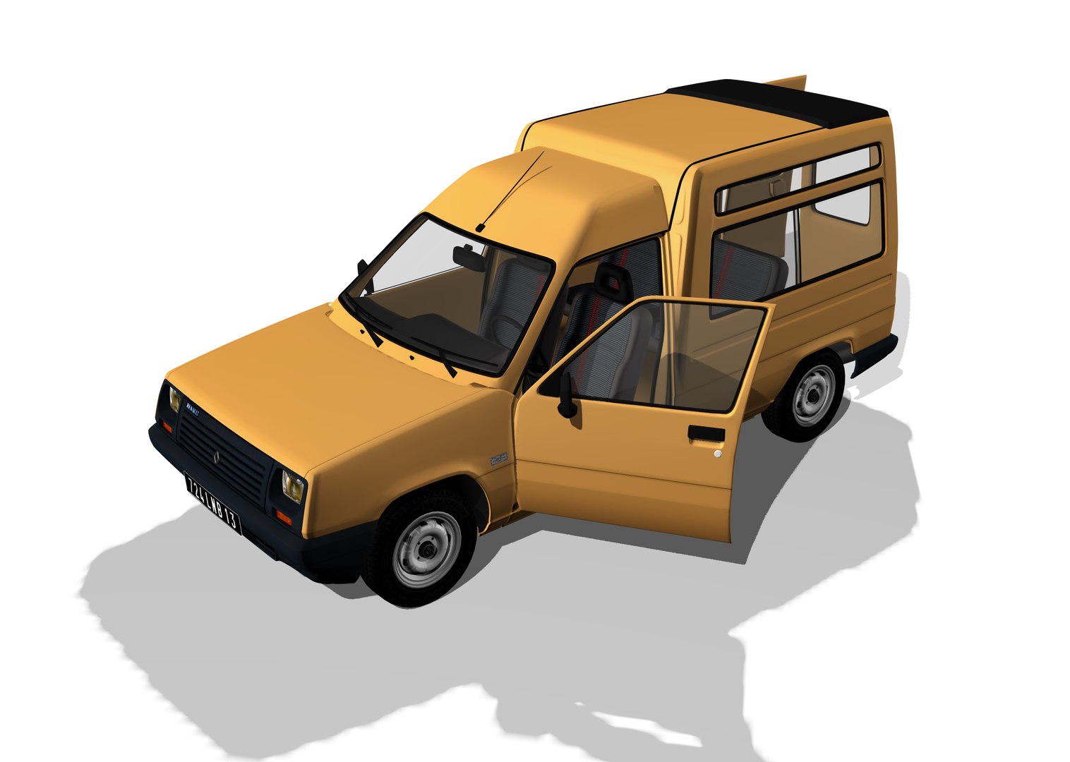 Renault Express 1985 3D - TurboSquid 2144810
