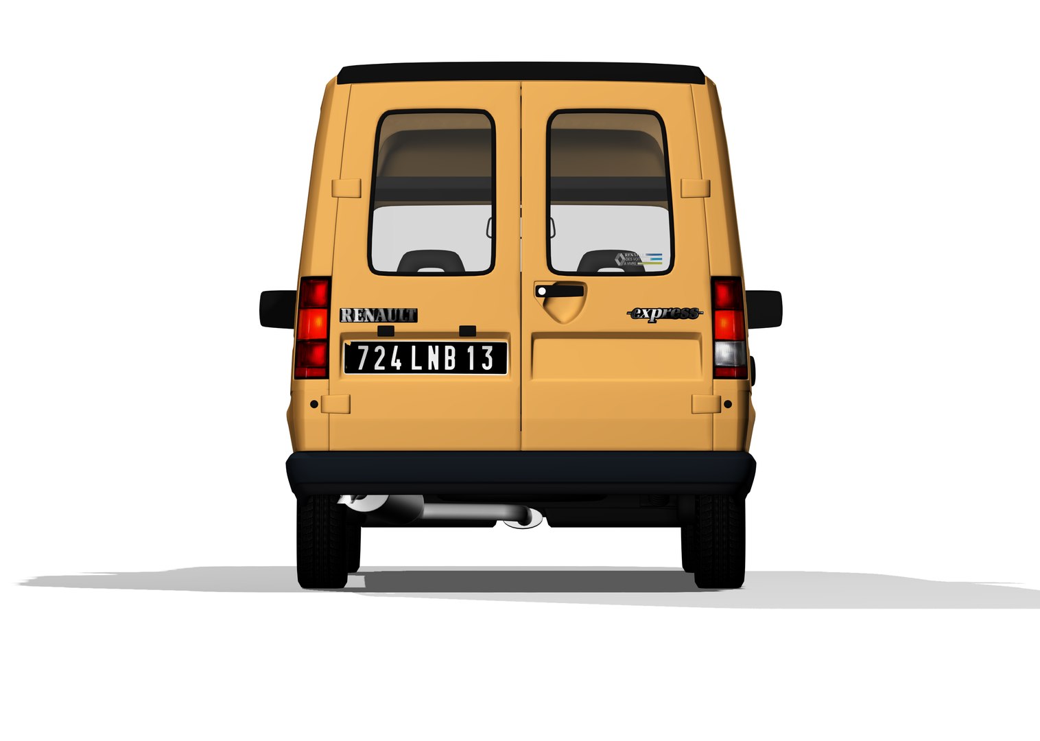 Renault Express 1985 3D - TurboSquid 2144810