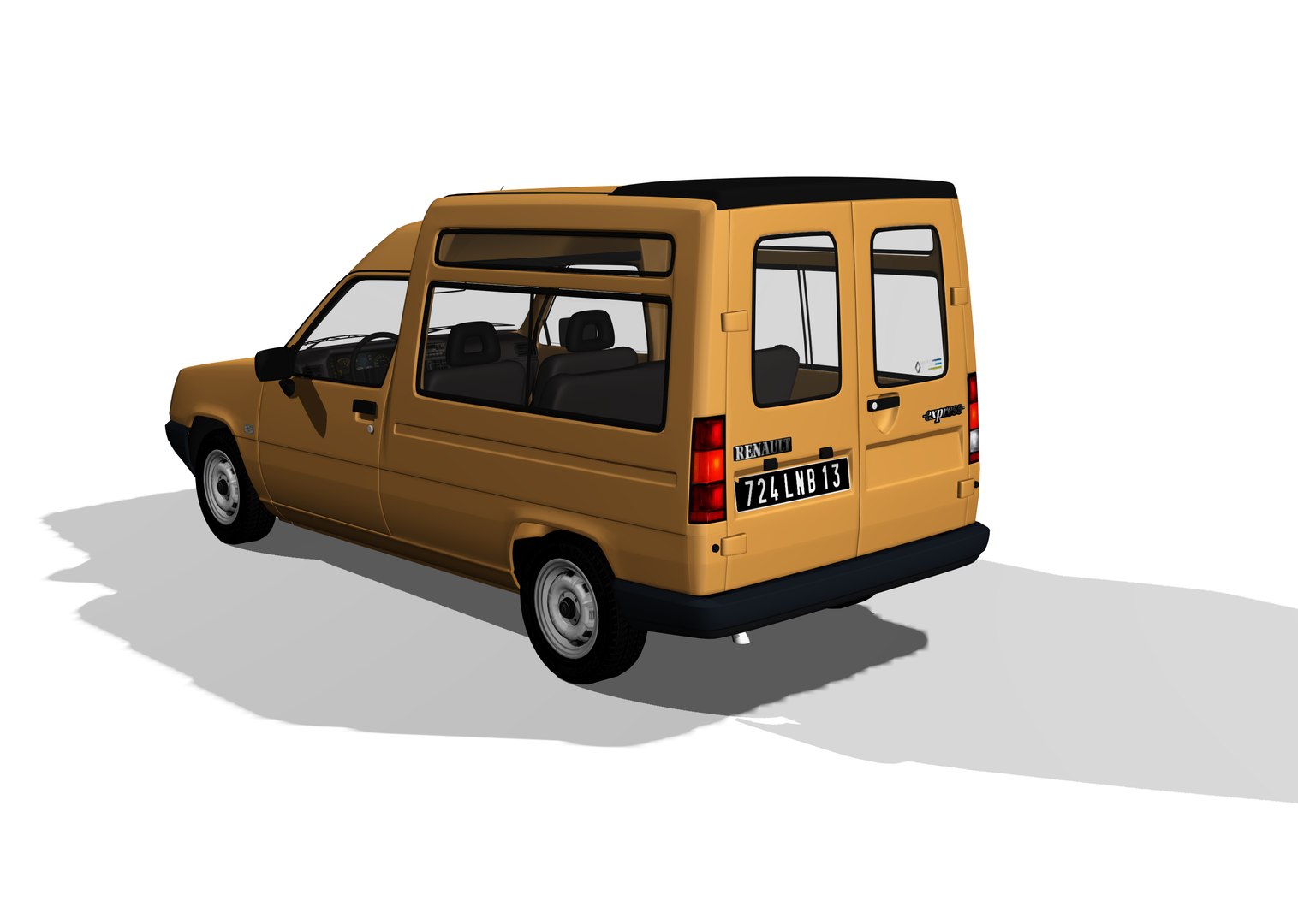Renault Express 1985 3D - TurboSquid 2144810