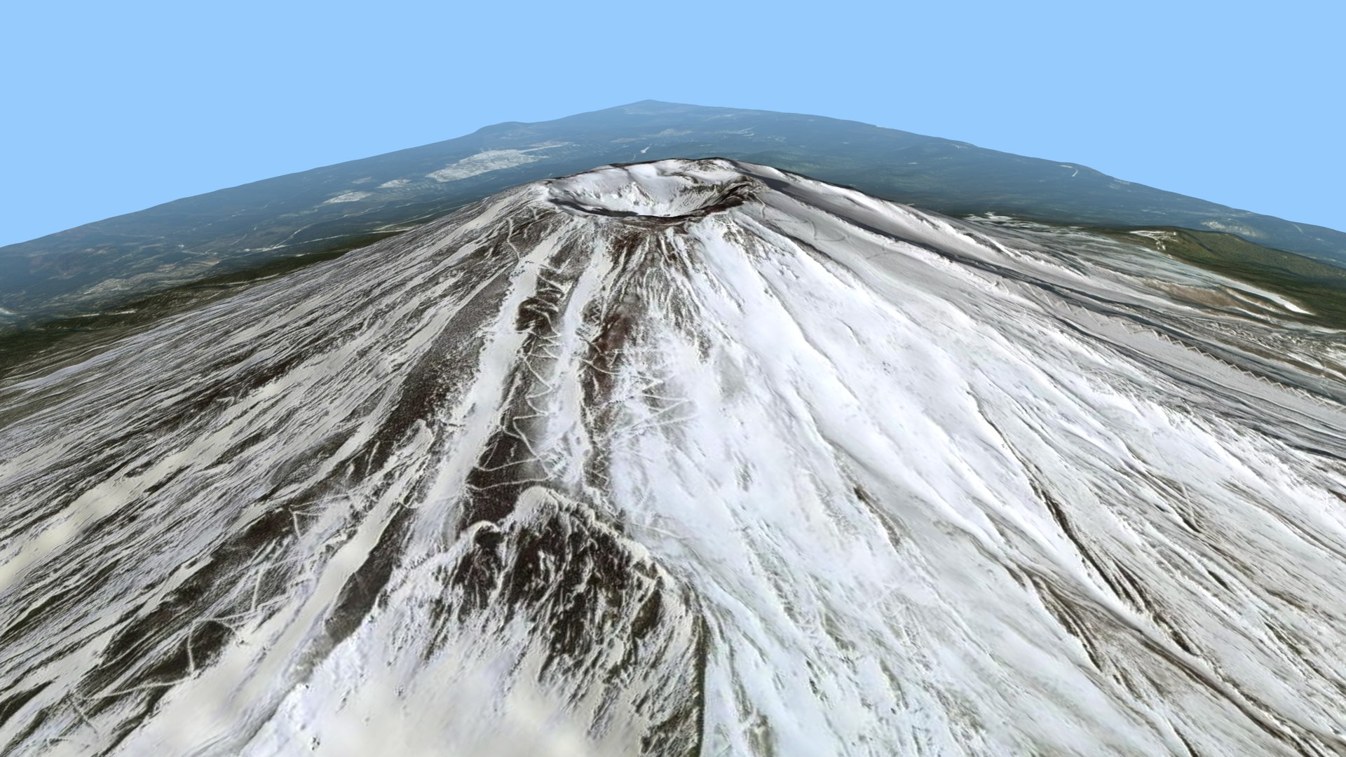 Landscape Mount Fuji Model - TurboSquid 1489079