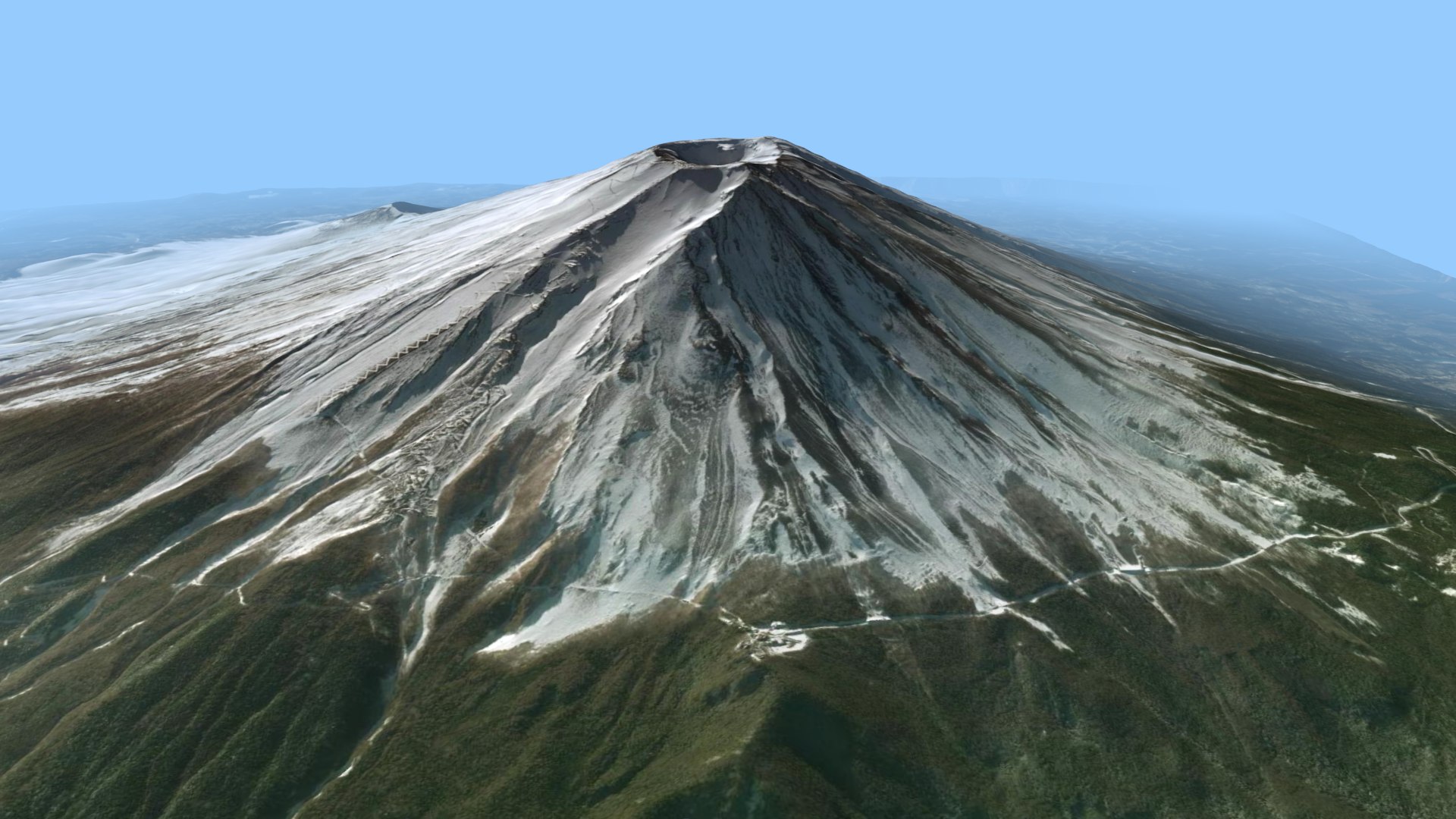 Landscape Mount Fuji Model - TurboSquid 1489079