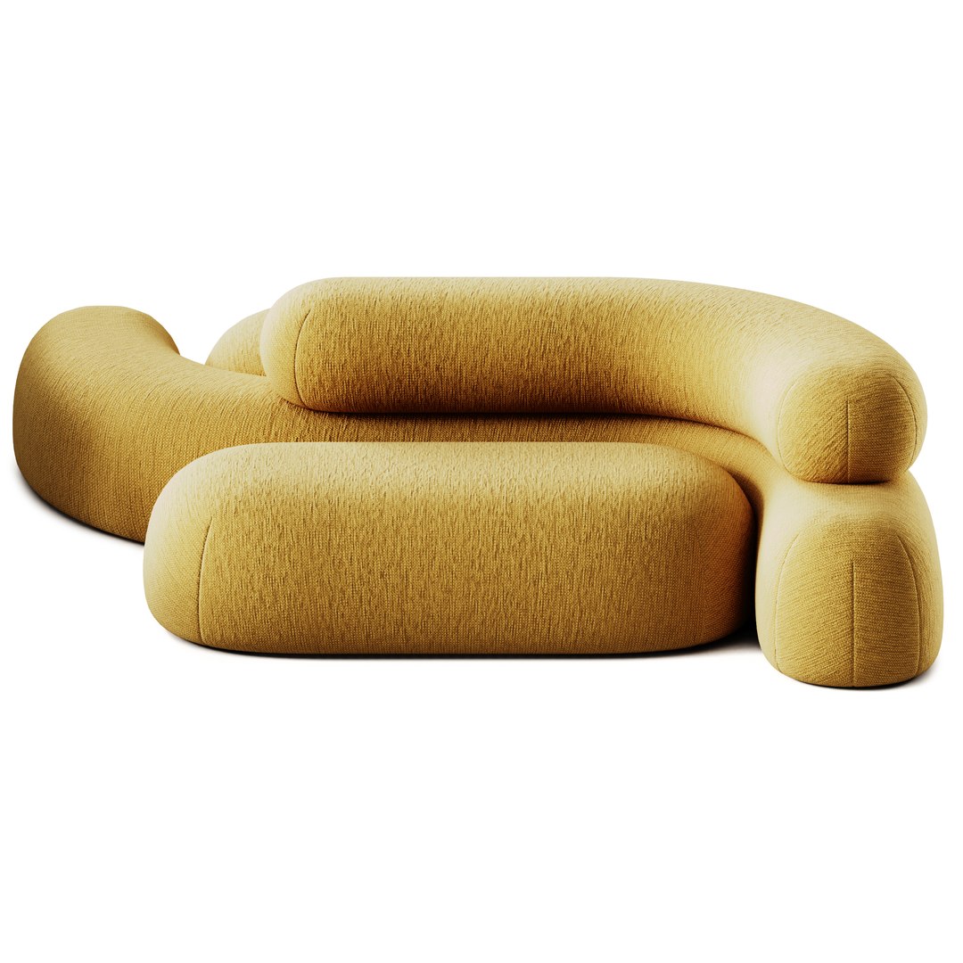 Adrenalina Nefelibata 1 Modular Sofa 3D Model - TurboSquid 2300372