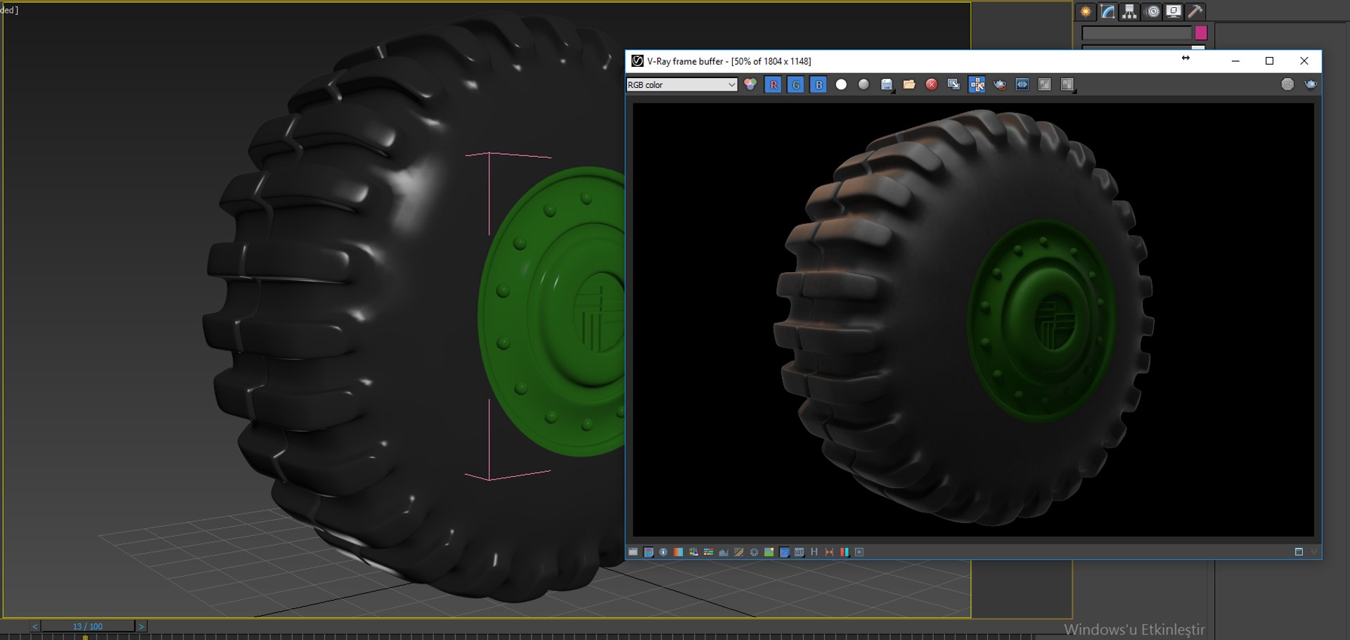 tank wheel 3d model
