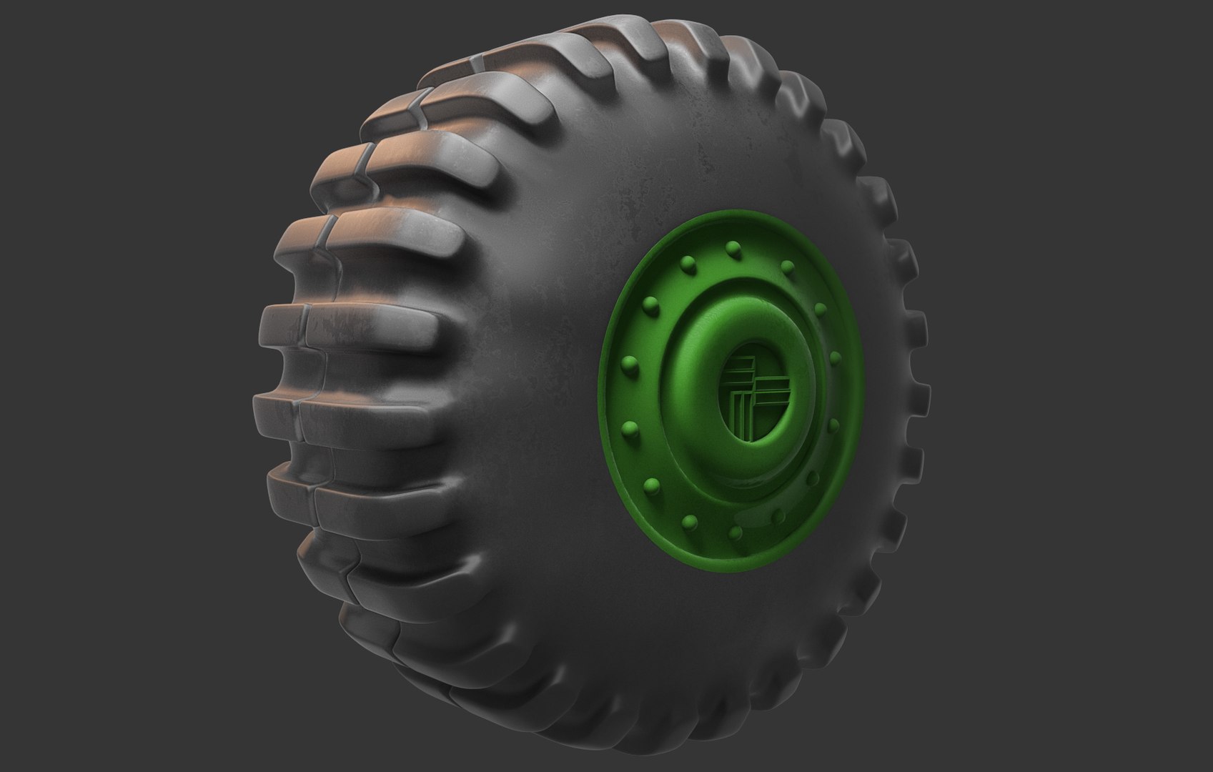 tank wheel 3d model