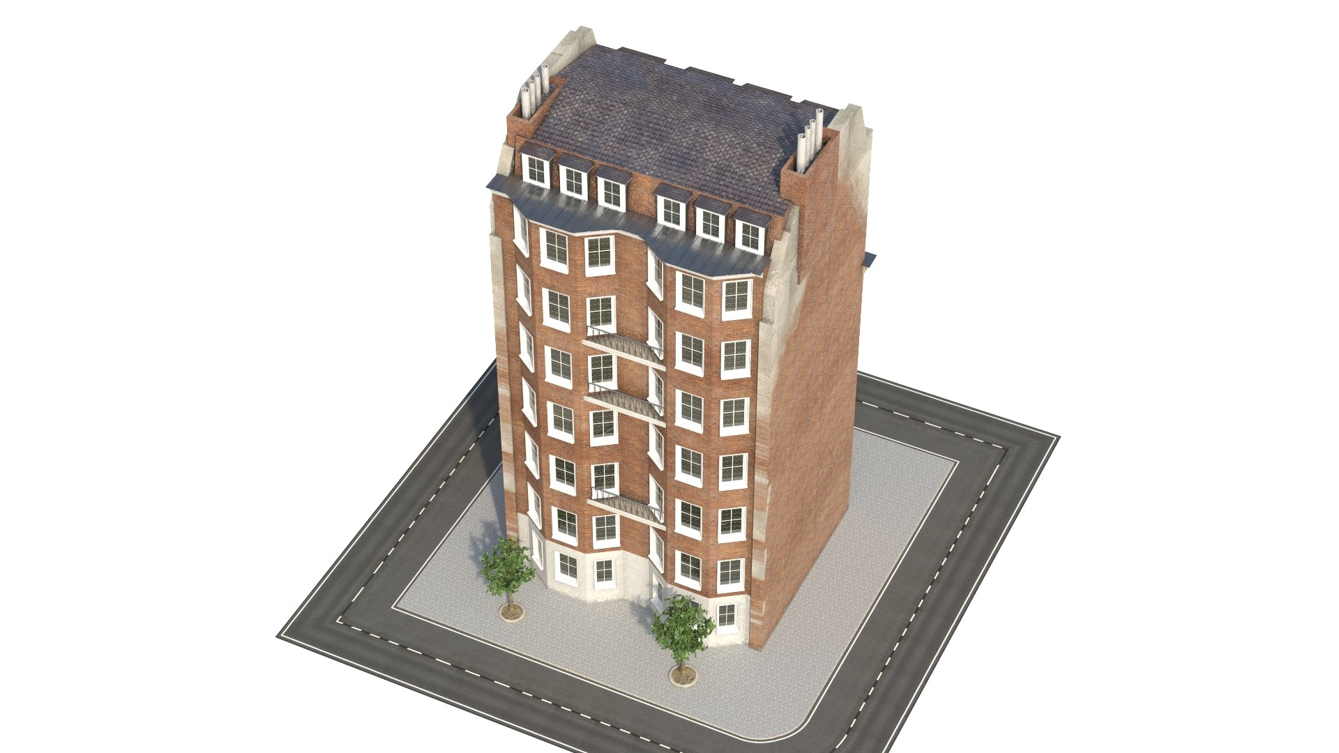 London Building Model - TurboSquid 1179291