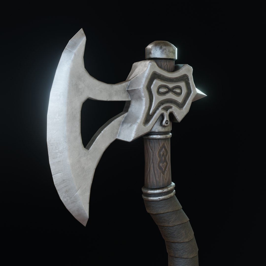 3D Infinity Ax Low-poly 3D Model - TurboSquid 2380361