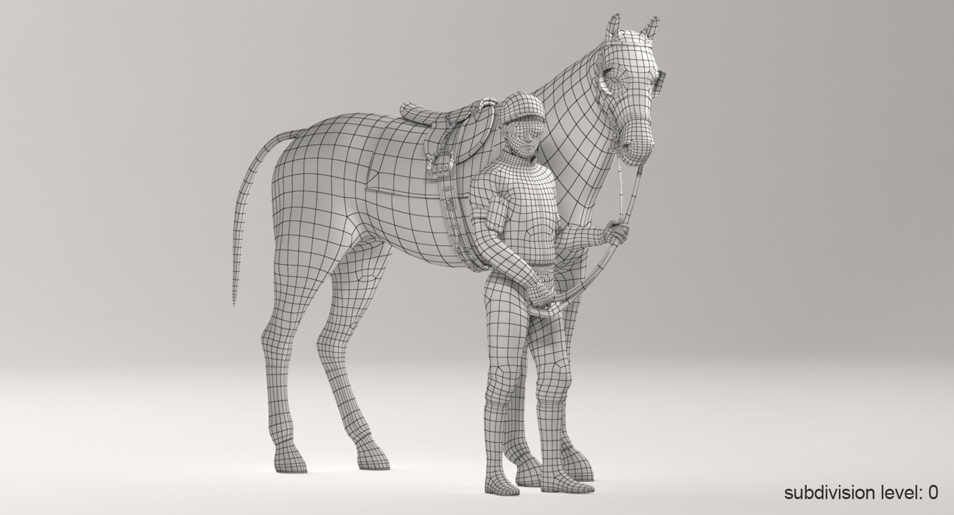 3D Horse Animations Jockey Model - TurboSquid 1428763
