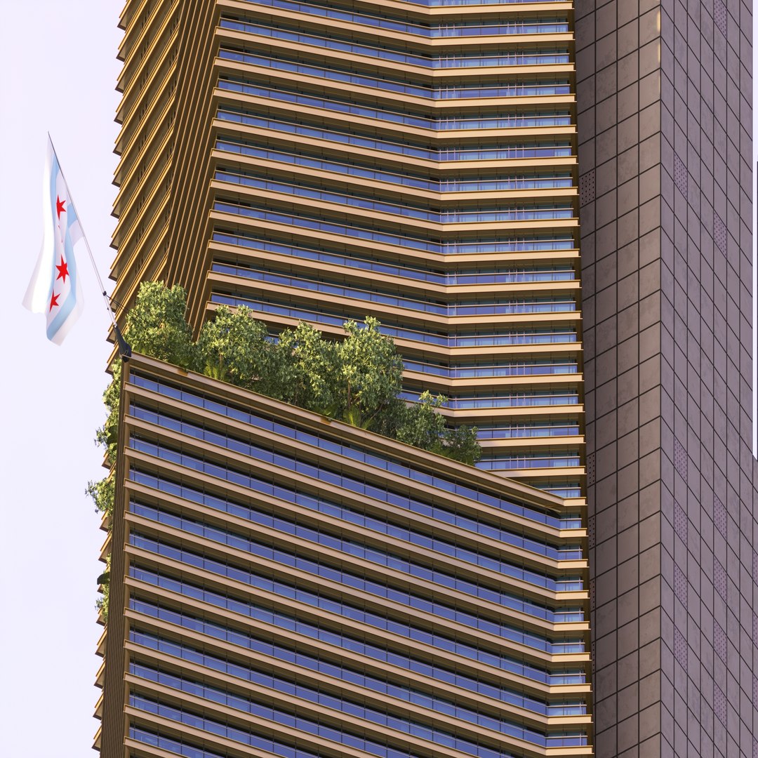 3D The Illinois-Frank Lloyd Wright - TurboSquid 2130457