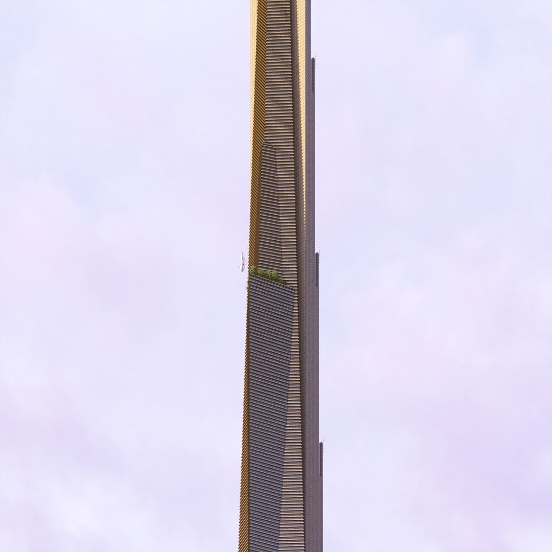 3D The Illinois-Frank Lloyd Wright - TurboSquid 2130457