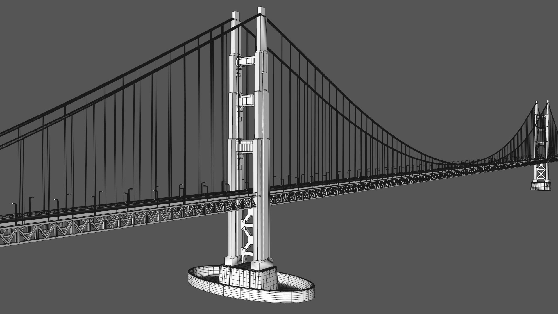 Golden Gate Bridge 3D Model - TurboSquid 1255524