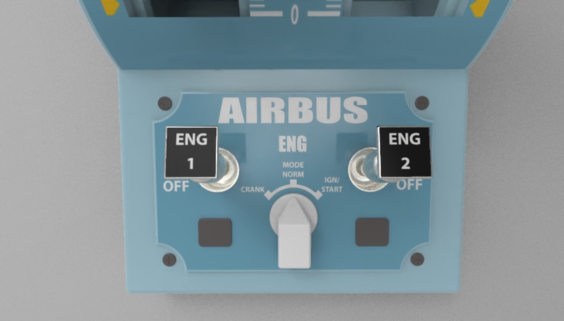 3D Thrustmaster A320 Throttle Quadrant Model - TurboSquid 1596096