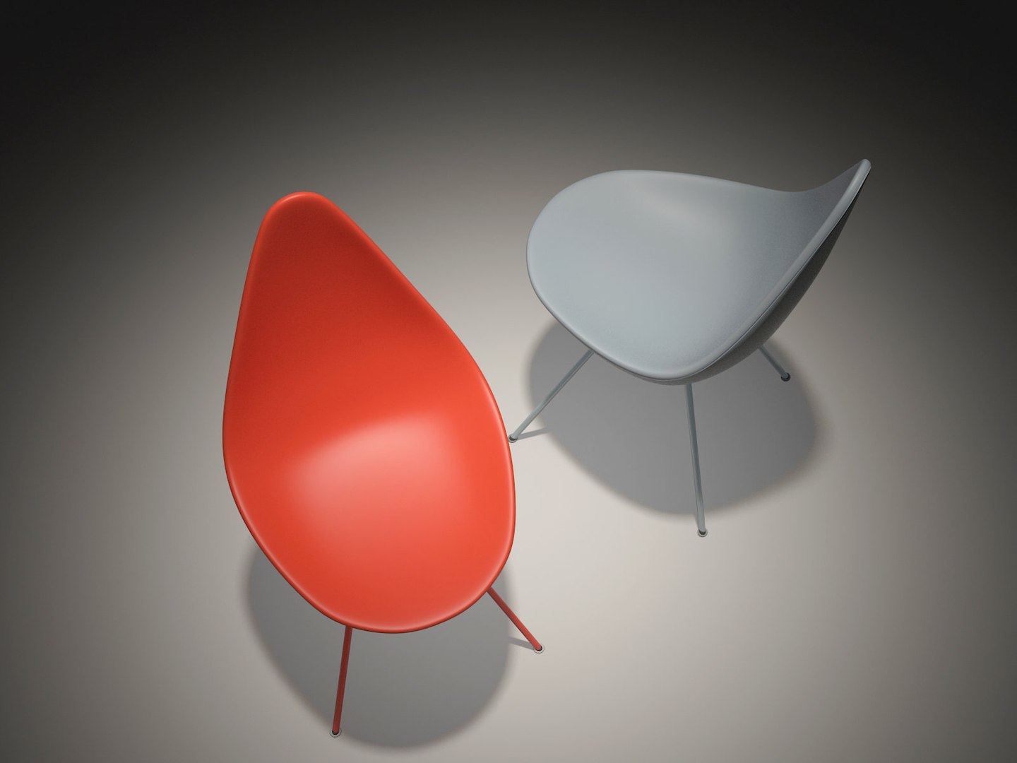 3D Model Drop Chair - TurboSquid 1173219