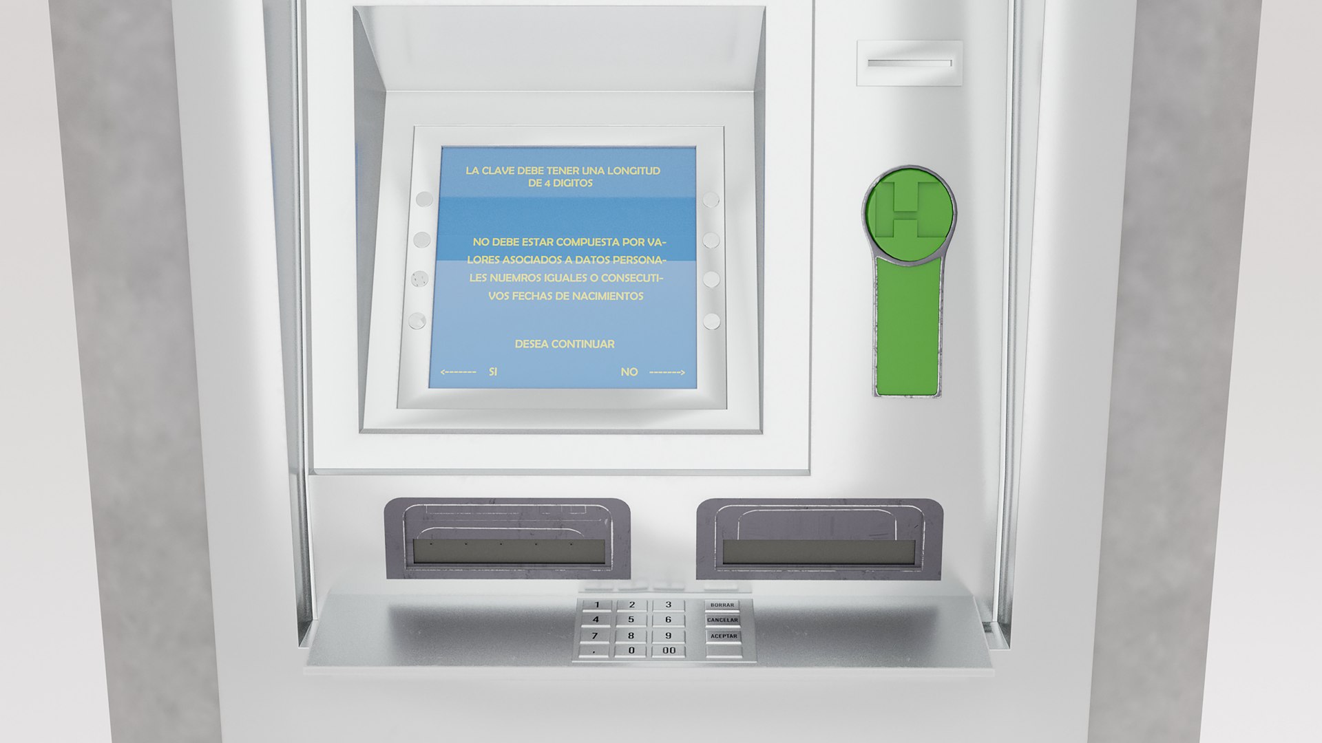 ATM Electonock Terminal 3D Model - TurboSquid 1794781