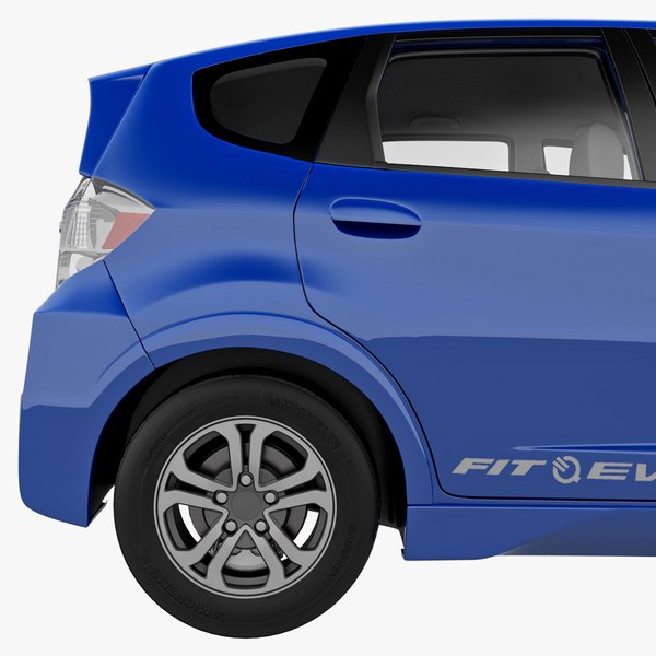 honda fit ev 2013 3d obj