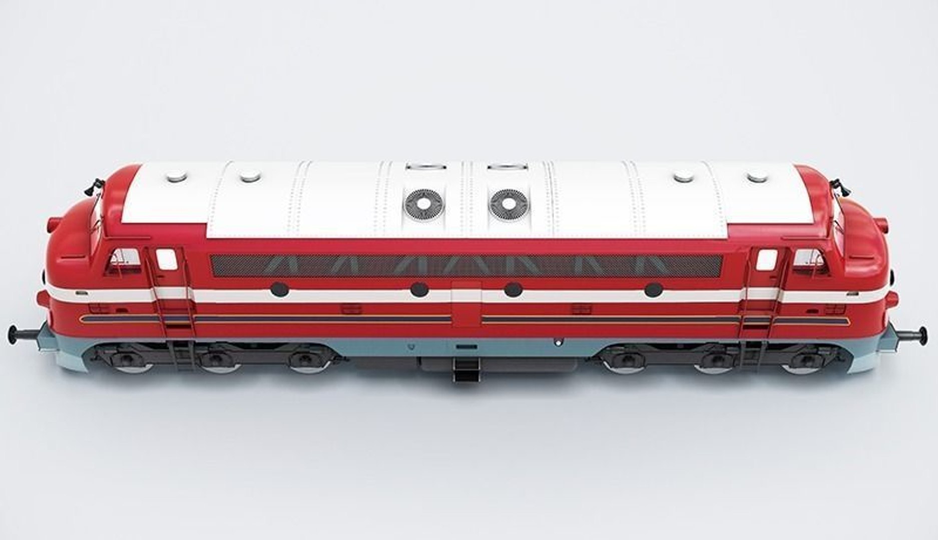 Nohab M61 Locomotive Engine Model - TurboSquid 1554622