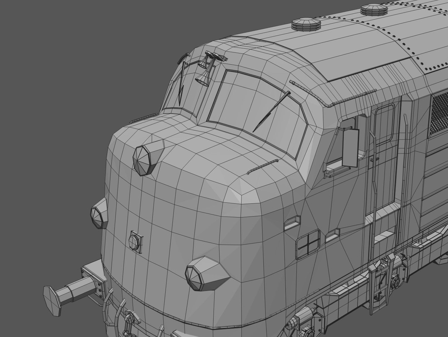 Nohab M61 Locomotive Engine Model - TurboSquid 1554622