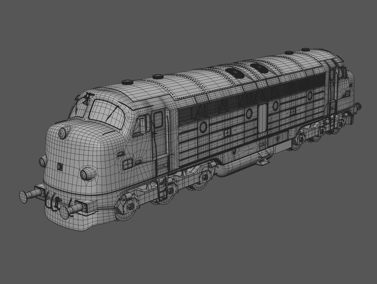 Nohab M61 Locomotive Engine Model - TurboSquid 1554622