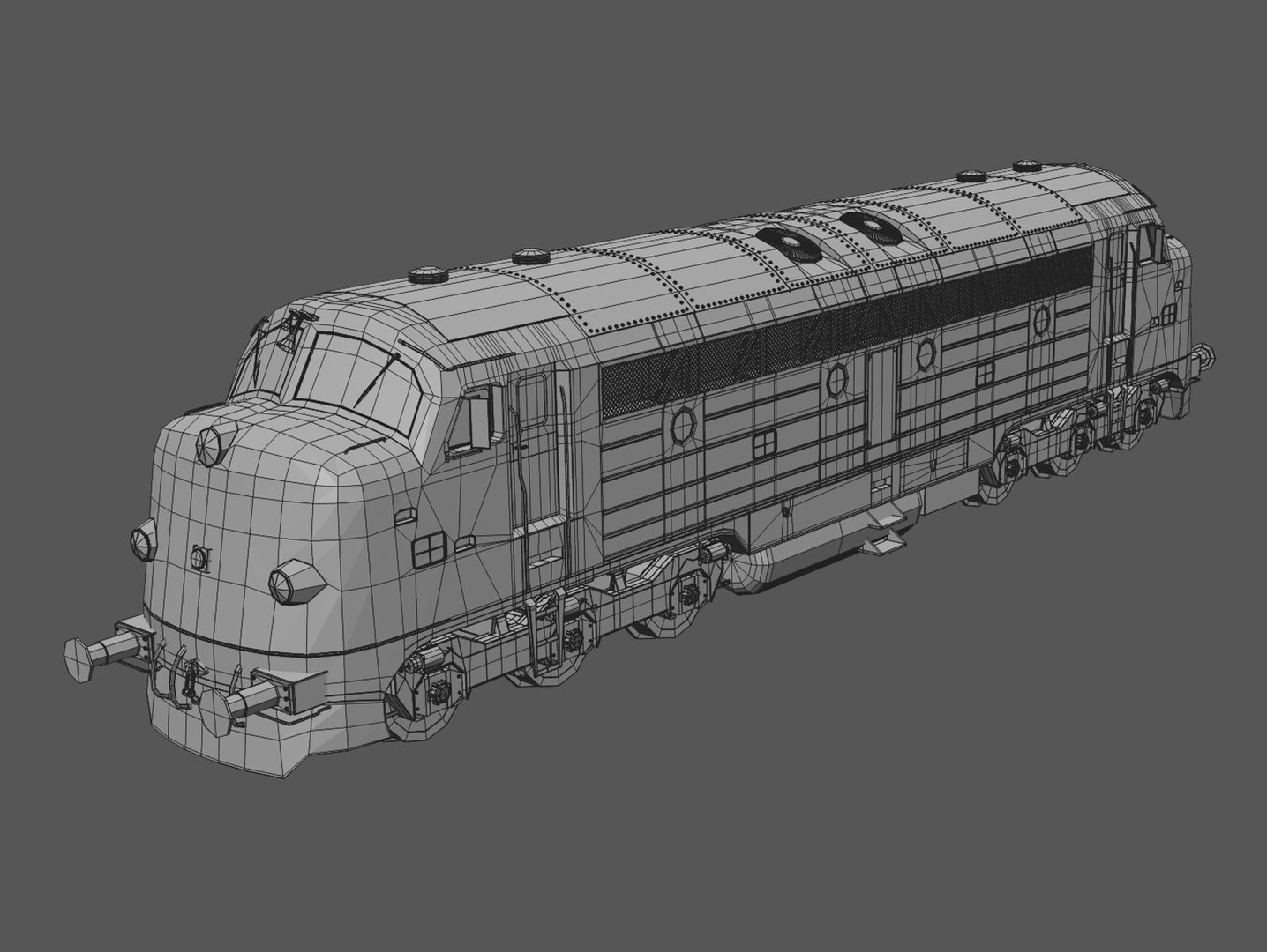 Nohab M61 Locomotive Engine Model - TurboSquid 1554622