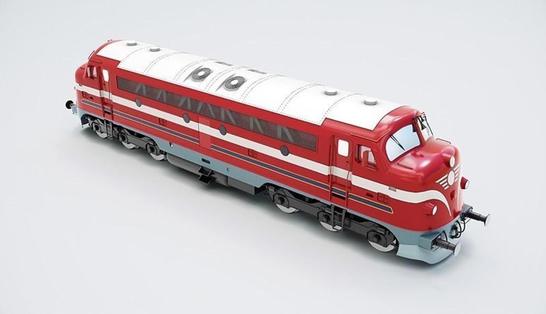 Nohab M61 Locomotive Engine Model - TurboSquid 1554622