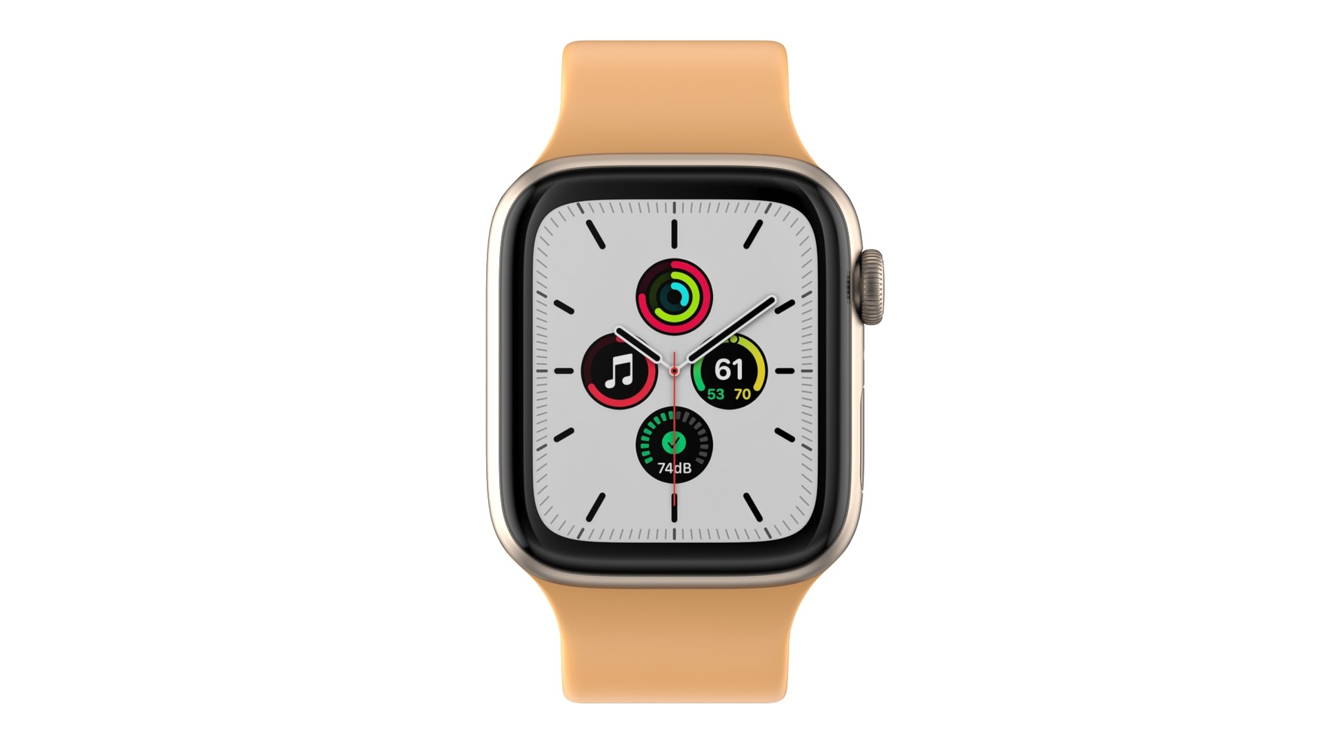 Apple Watch SE Gold 3D Model - TurboSquid 2080684