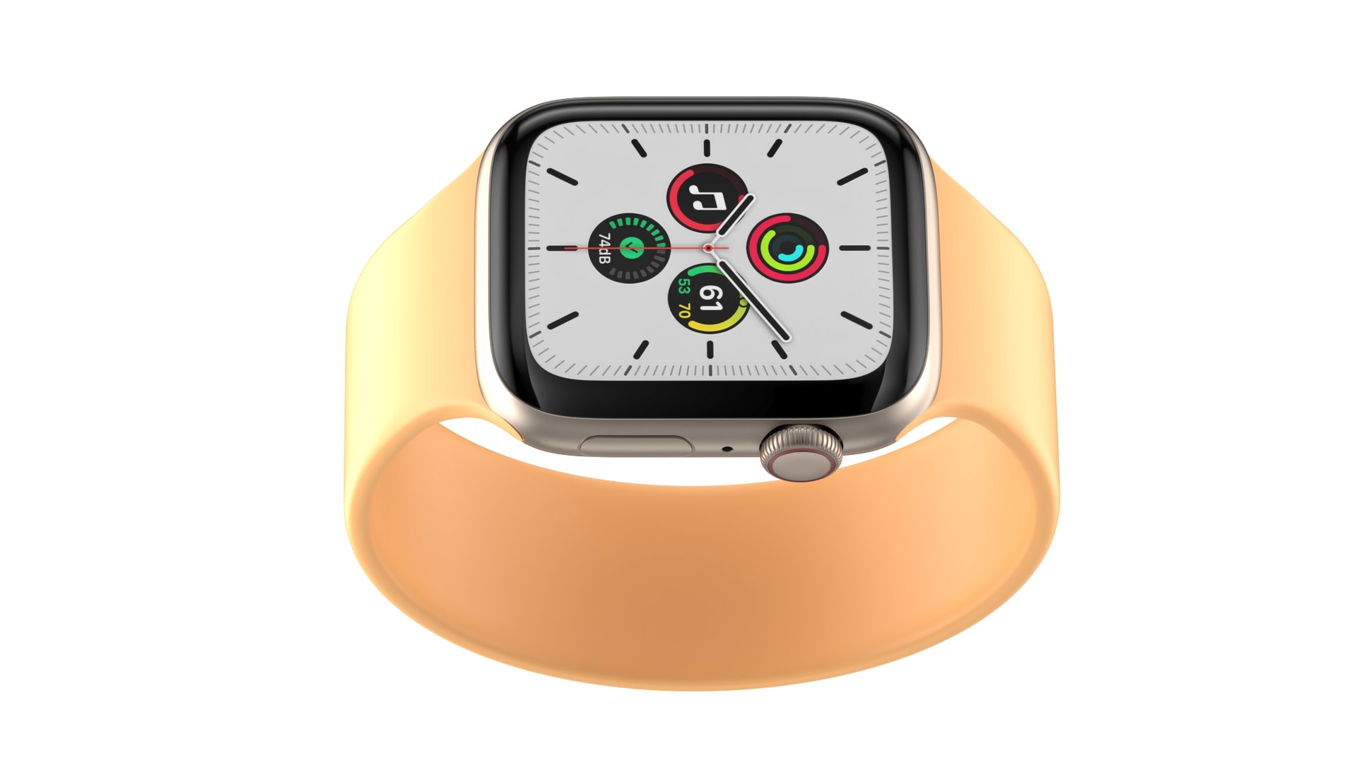 Apple Watch SE Gold 3D Model - TurboSquid 2080684