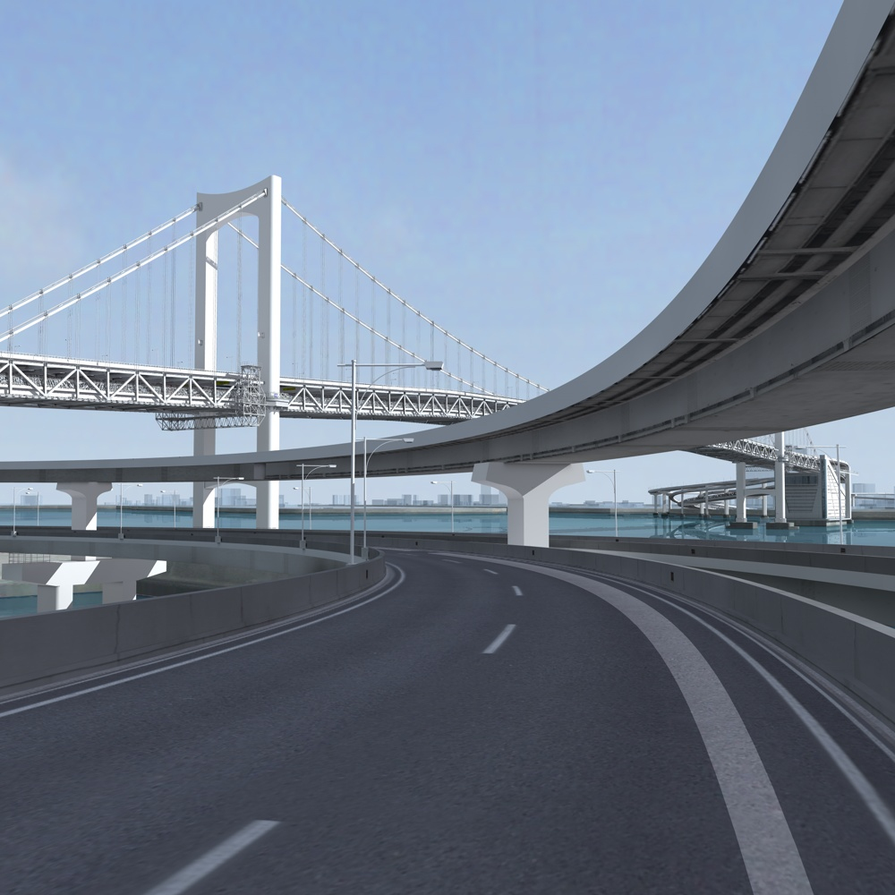 RainbowBridge大区版3D模型 - TurboSquid 626230