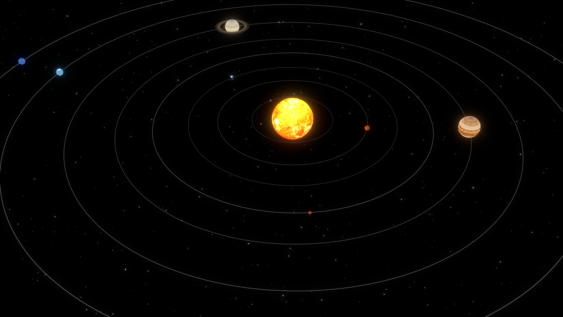 3d Model Pack Planets Animation