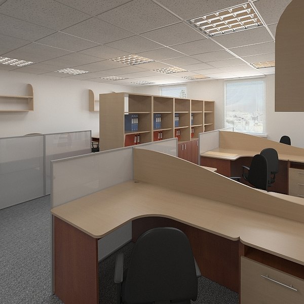 3d model office design