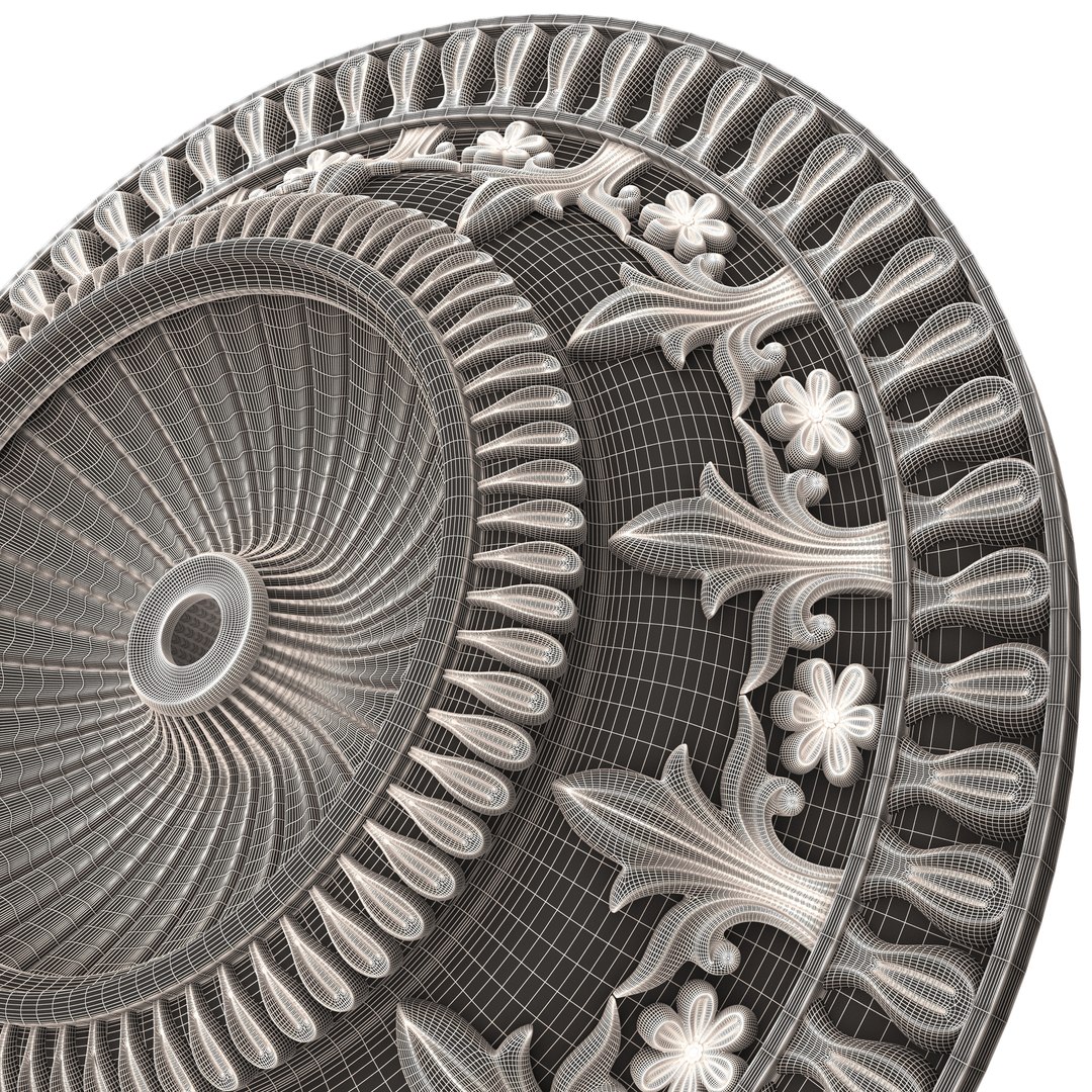 3D Ceiling Rosette 011 - TurboSquid 2324926