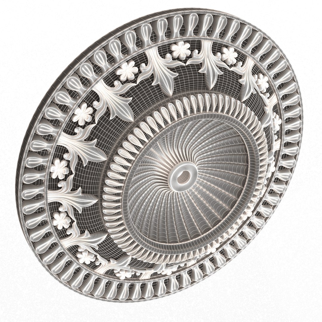 3D Ceiling Rosette 011 - TurboSquid 2324926