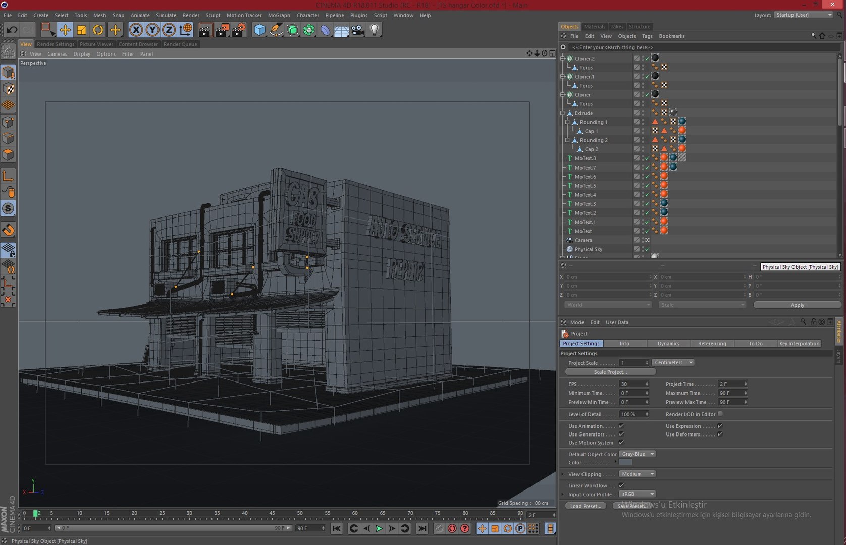3D Model Building Gaming Background - TurboSquid 1292504