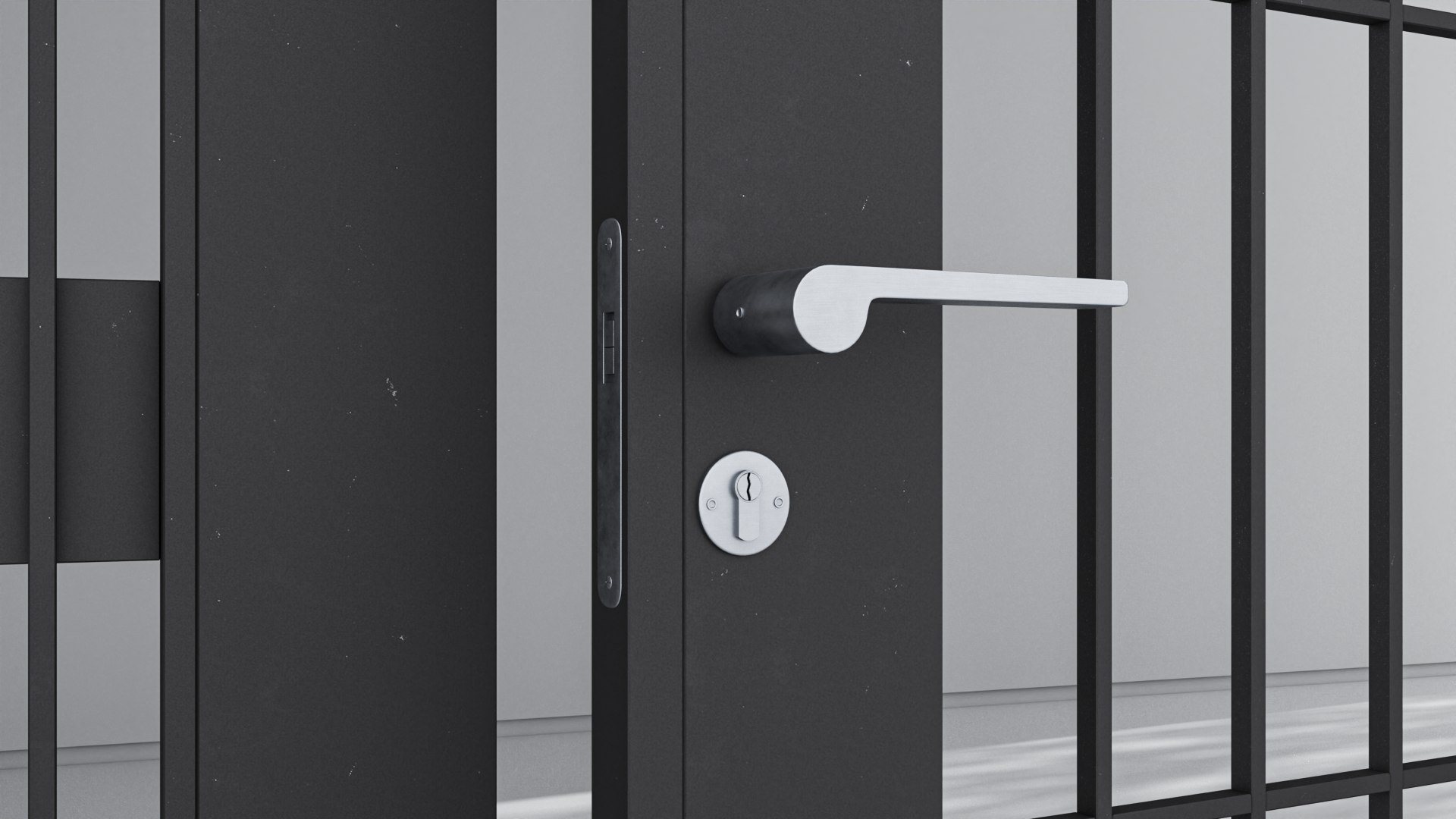 Aluminium door 312 3D model - TurboSquid 2058220