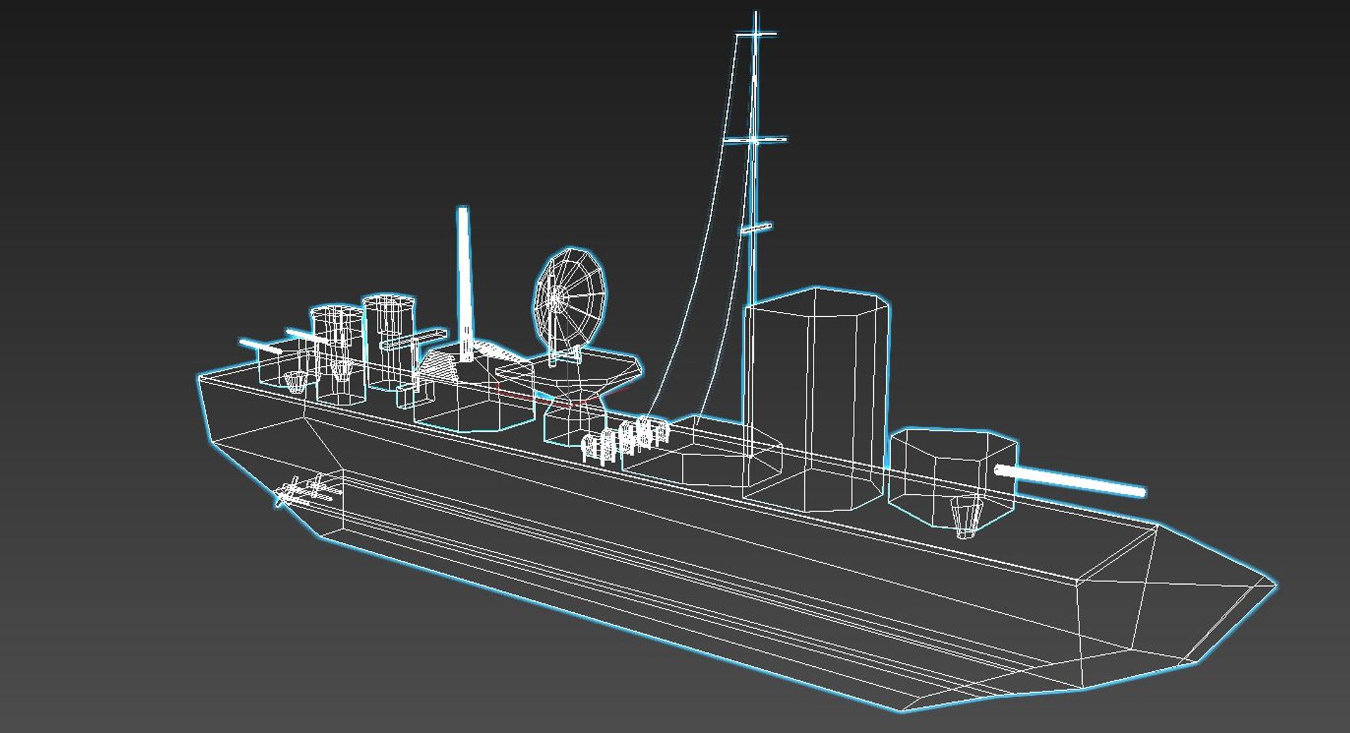 Navy Military Battleship 3D Model - TurboSquid 1349422