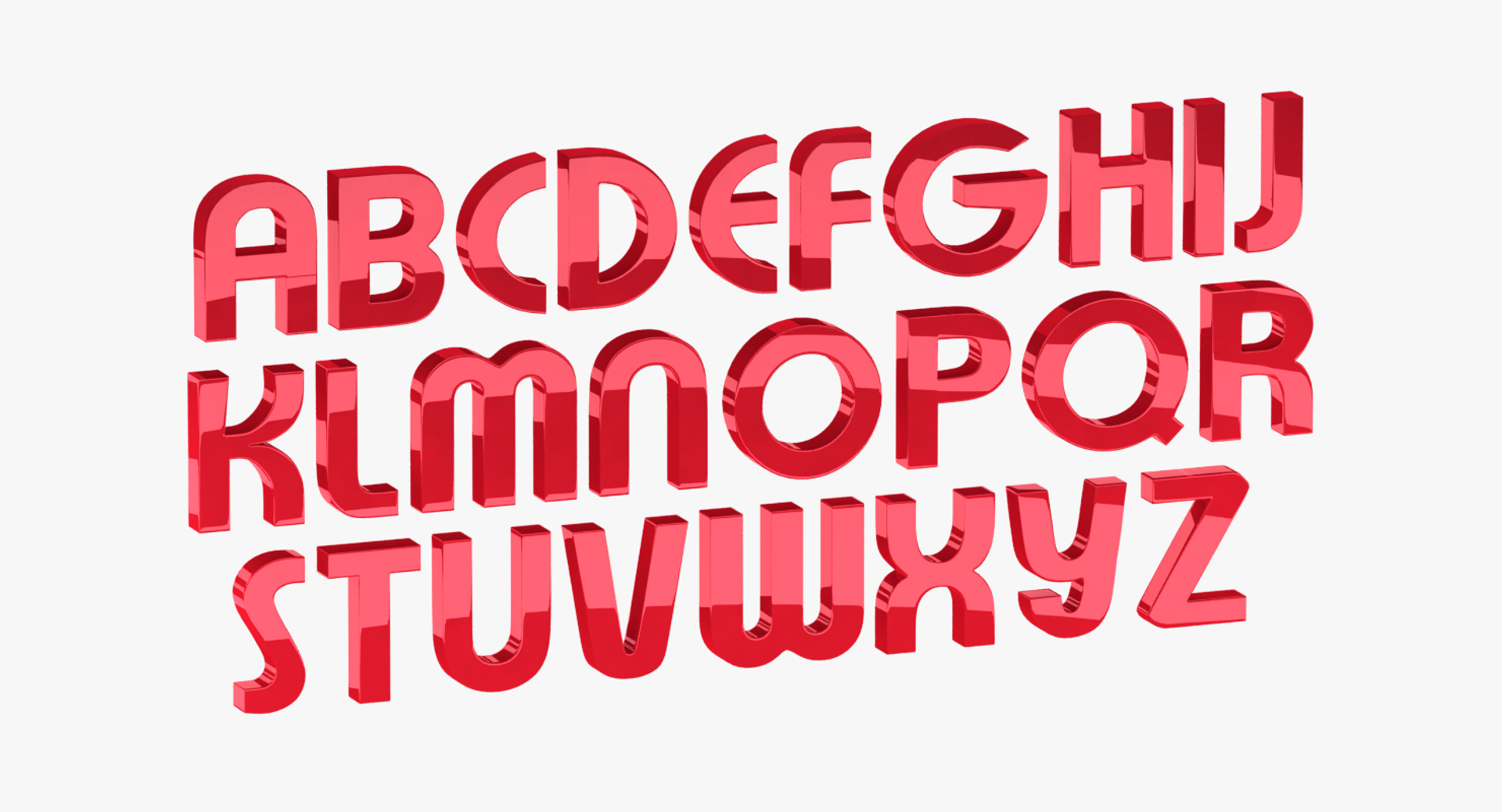 3d model letters rigging