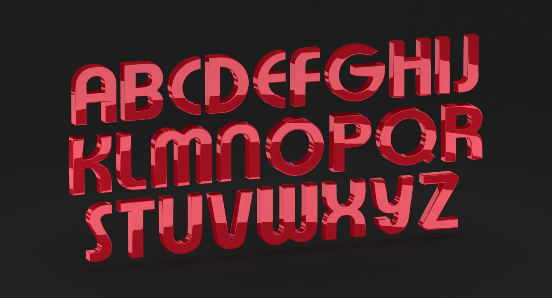 3d Model Letters Rigging