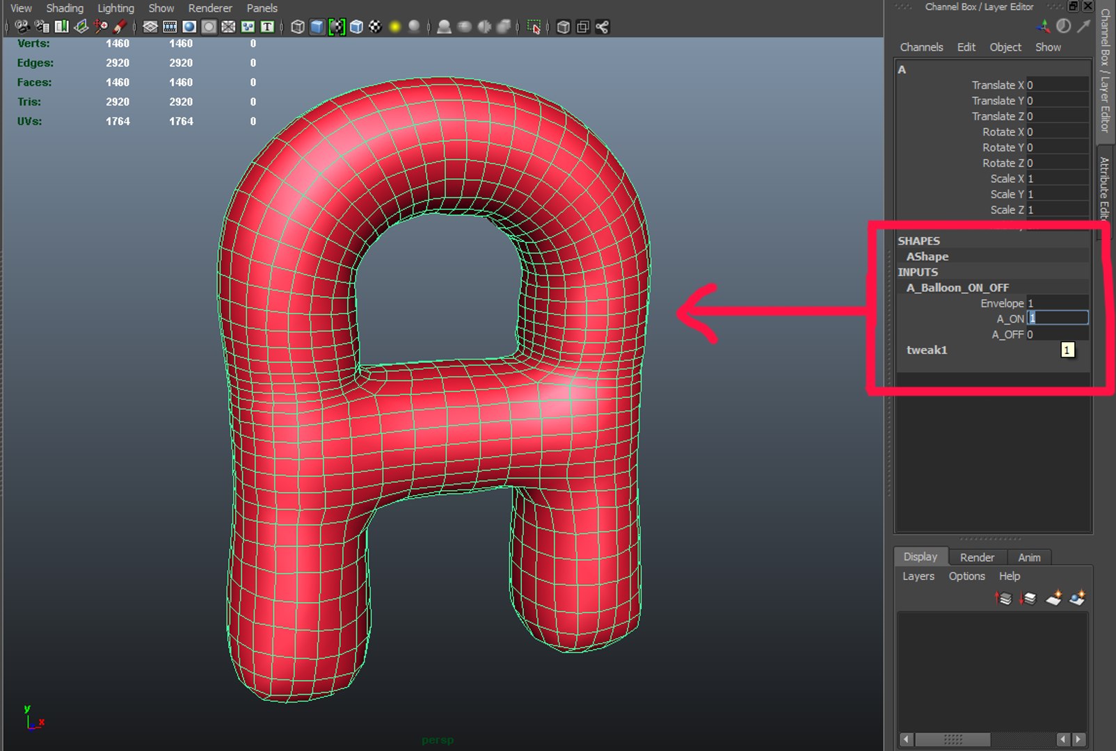 3d Model Letters Rigging