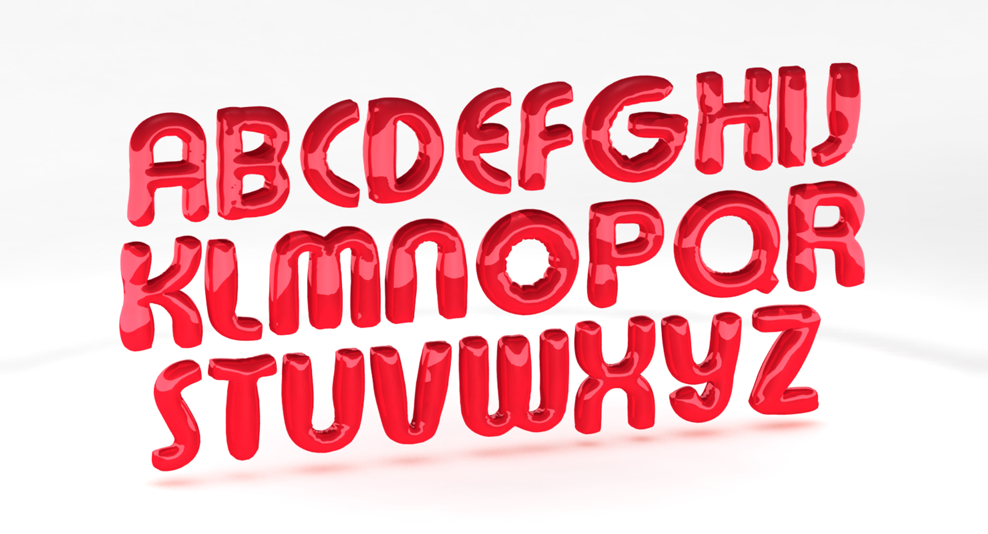 3d Model Letters Rigging