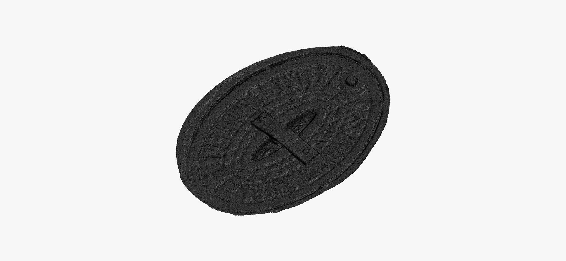 Manhole Cover Small 01 RAW Scan 3D Model - TurboSquid 1780913