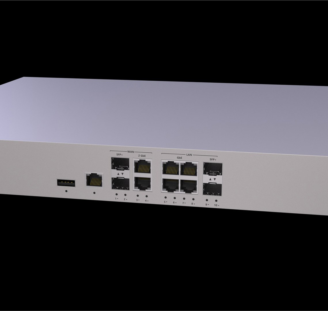 Network Firewall 3D Model - TurboSquid 2021513